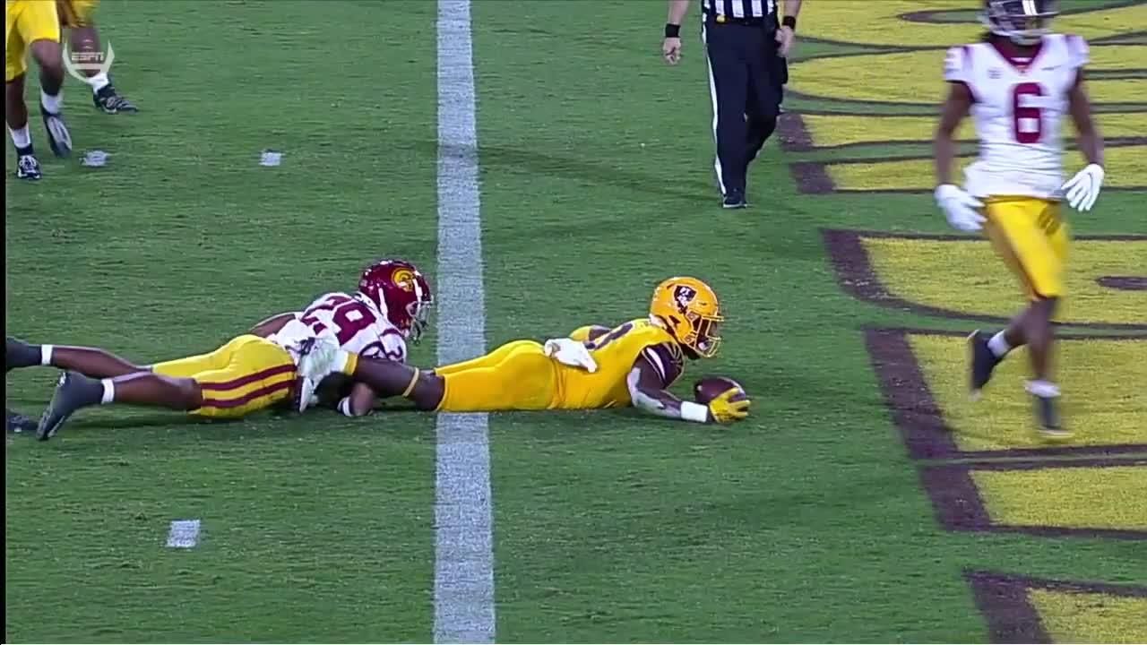 Rachaad White rushes in 7-yard ASU TD - ESPN Video