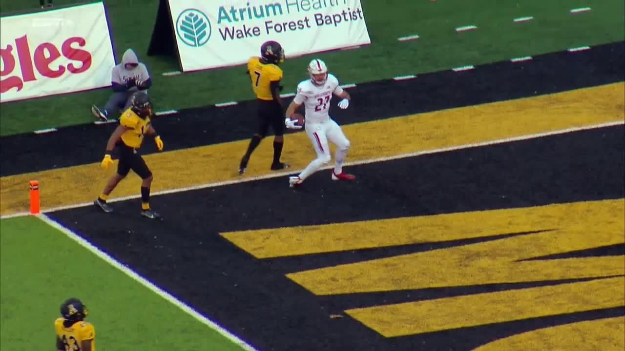 Desmond Trotter throws 27-yard TD pass vs. Appalachian State - ESPN Video