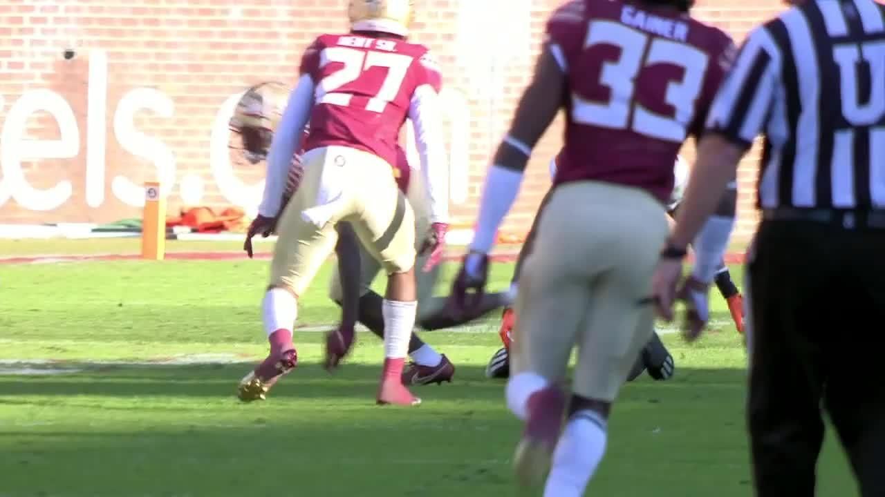 Omarion Cooper makes timely INT vs. Miami - ESPN Video