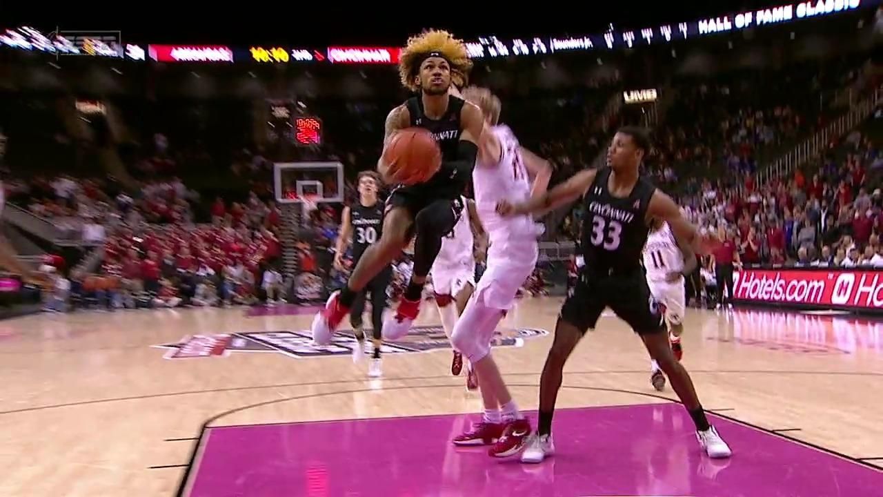Saunders scoops it home for Cincinnati - ESPN Video