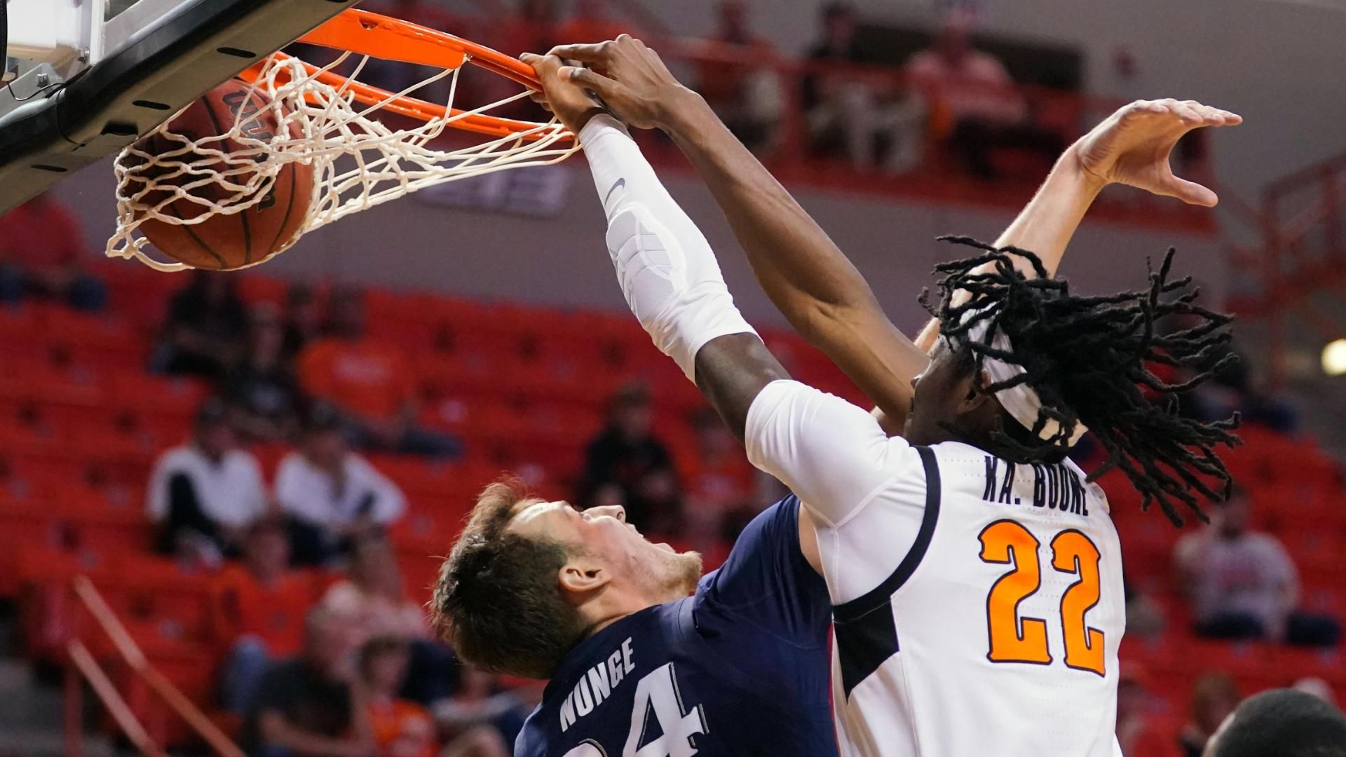 Oklahoma State's Kalib Boone posterizes Xavier defender - ESPN Video