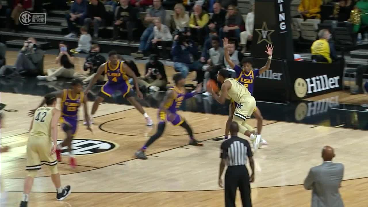 Scottie Pippen Jr. feeds Rodney Chatman for big Vandy 3 - ESPN Video