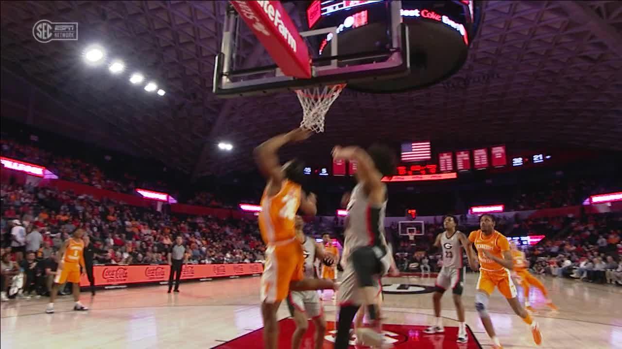 Josiah-Jordan James fights off defender for and-1 - ESPN Video