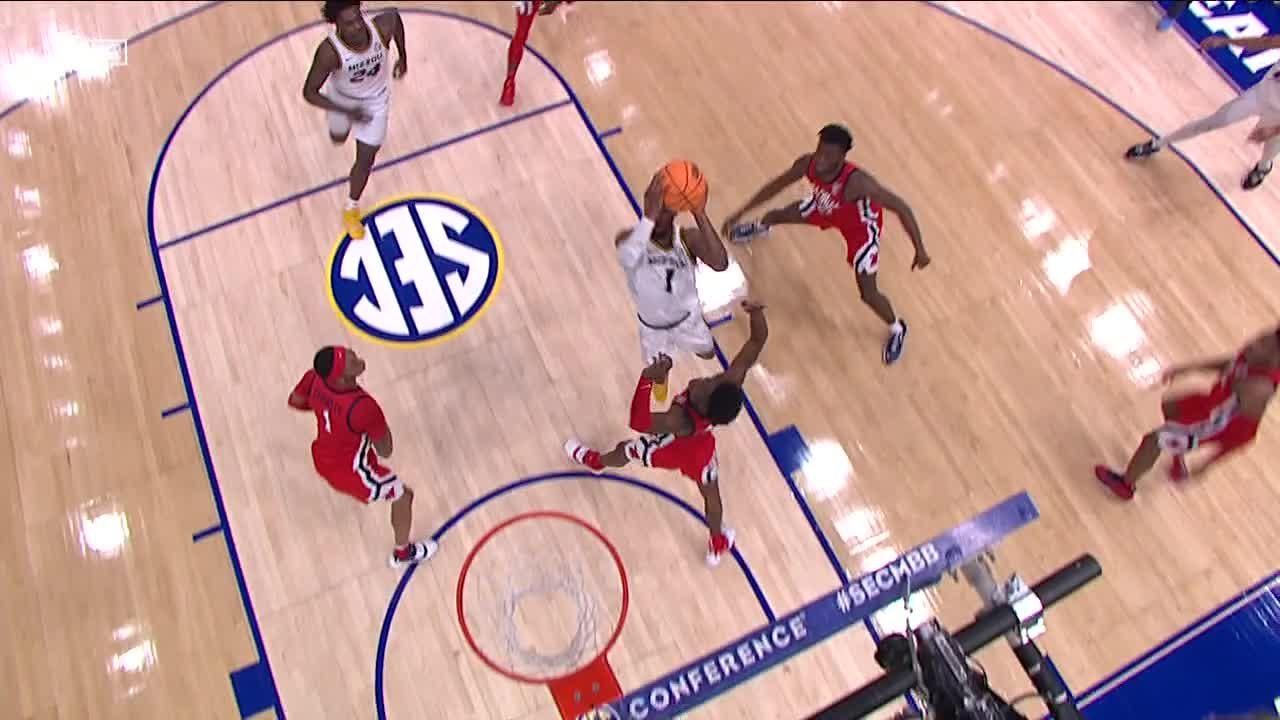 Amari Davis somehow gets the and-1 to fall - ESPN Video