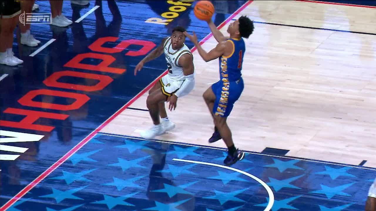 Sam Griffin steals the rock and breaks away for the layup - ESPN Video
