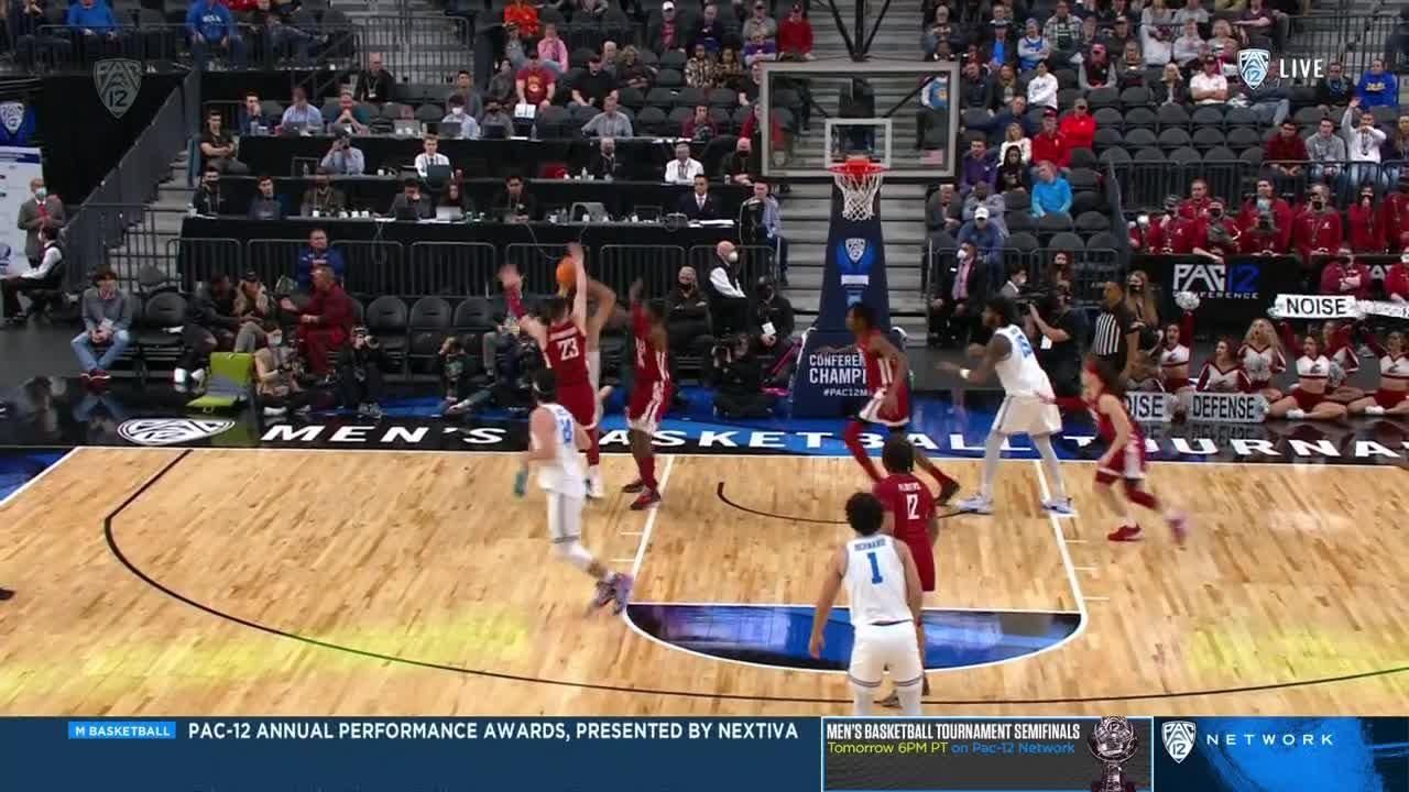 From behind the arc Jules Bernard drains the buzzer-beating 3 - ESPN Video
