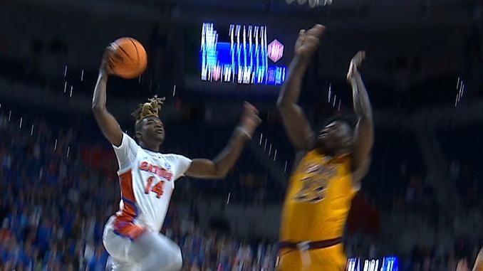 Florida's Kowacie Reeves puts his defender on a poster in a big way ...