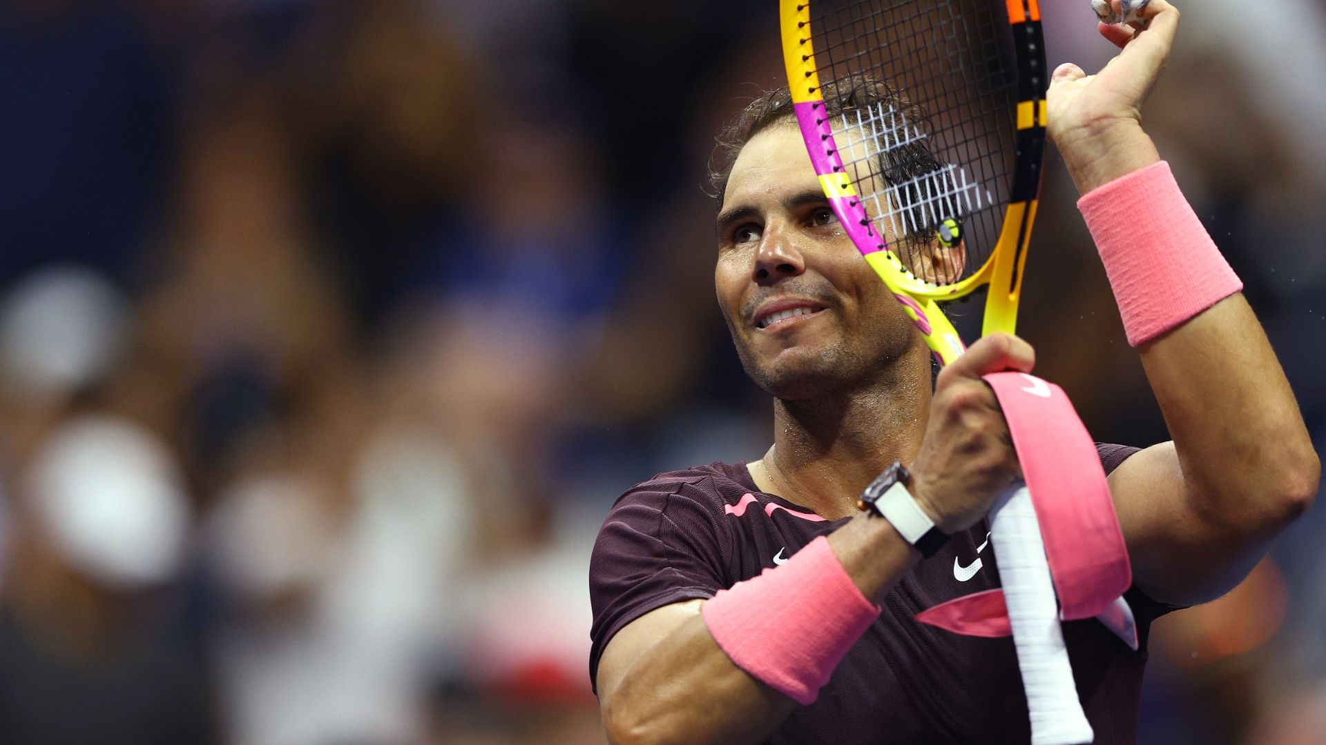 Nadal's slick forehand shot wins match vs. Hijikata - ESPN Video