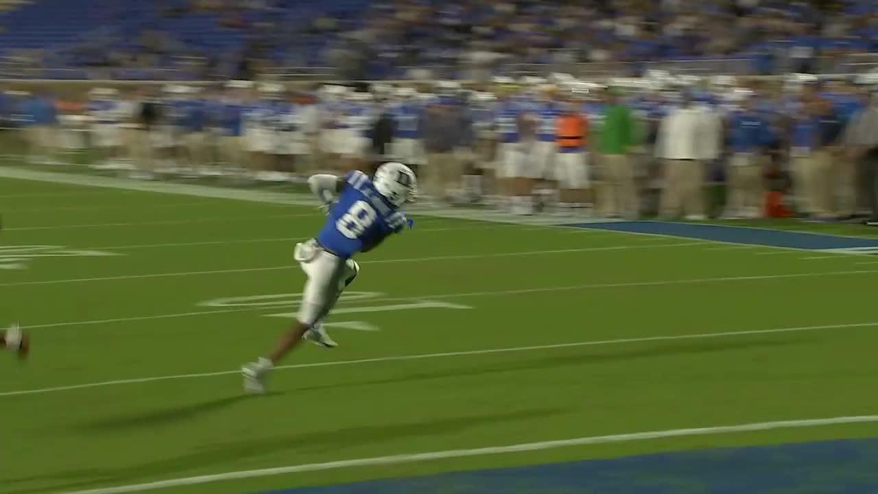 Riley Leonard tosses a 4-yard touchdown - ESPN Video