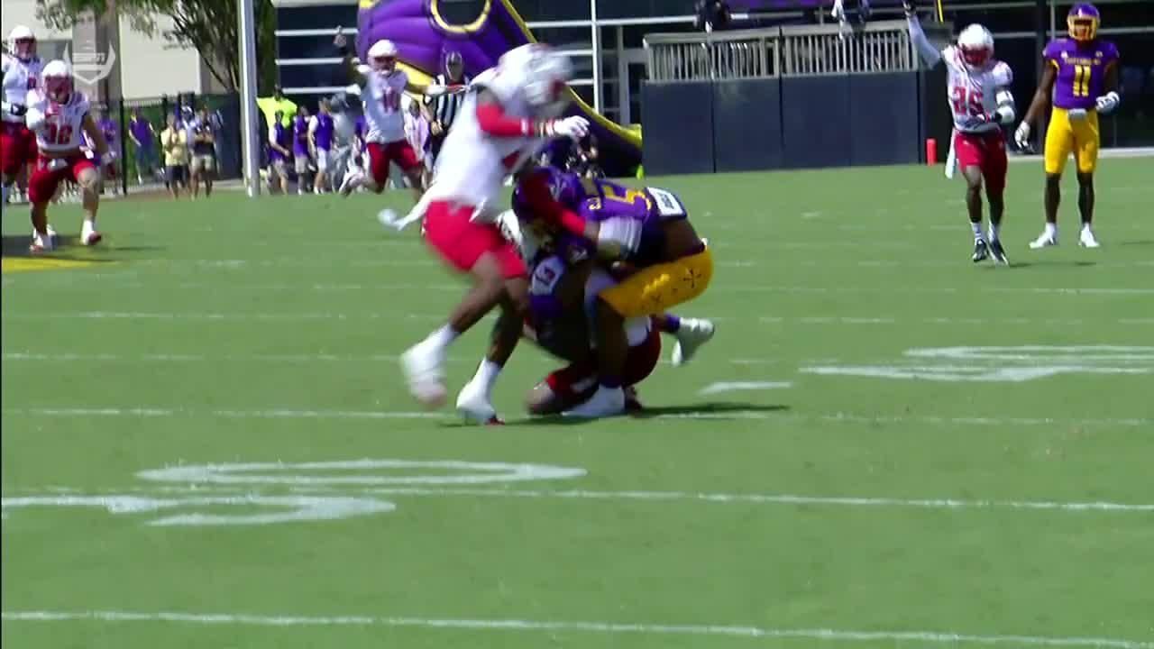 Tyler Baker-Williams makes timely pick vs. East Carolina - ESPN Video