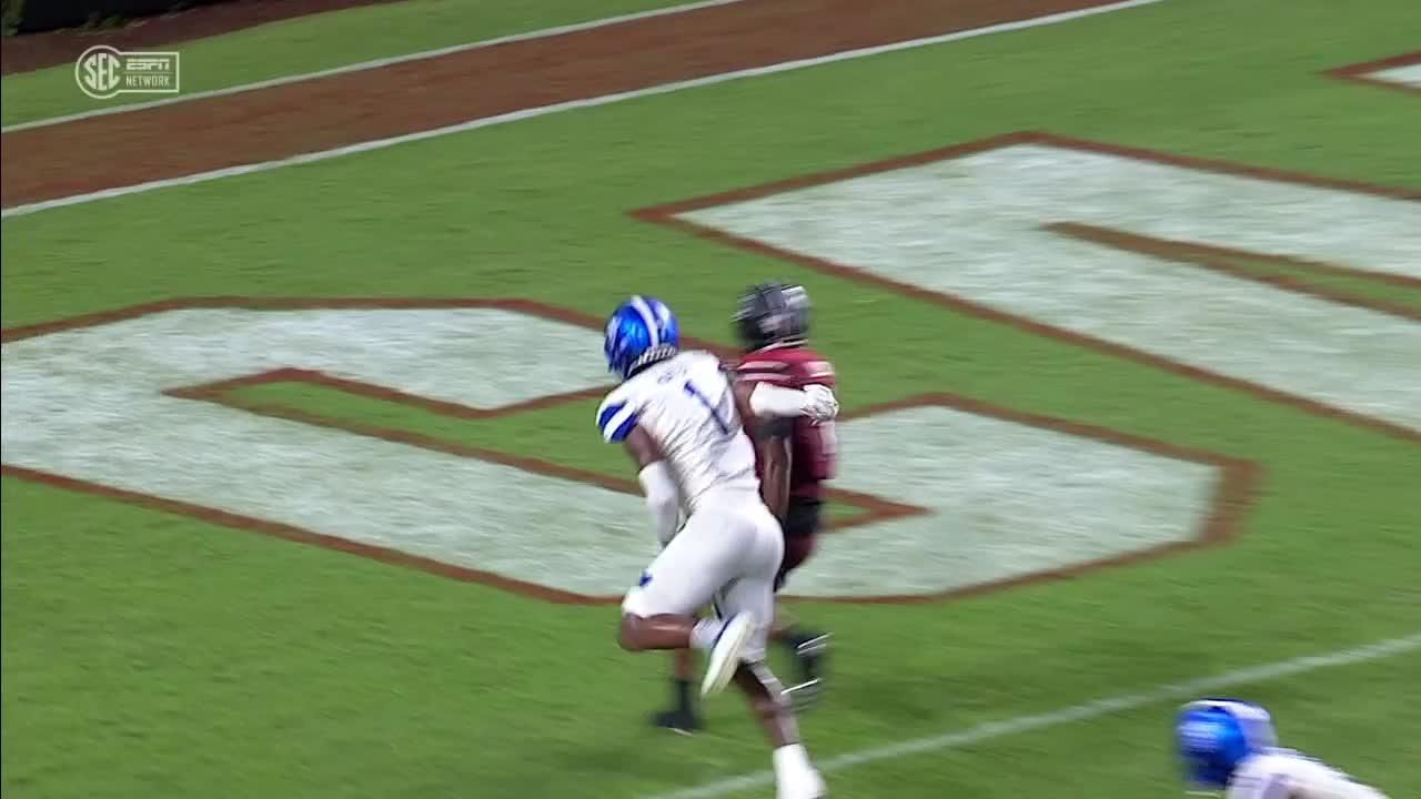 Spencer Rattler throws his 1st TD for South Carolina - ESPN Video