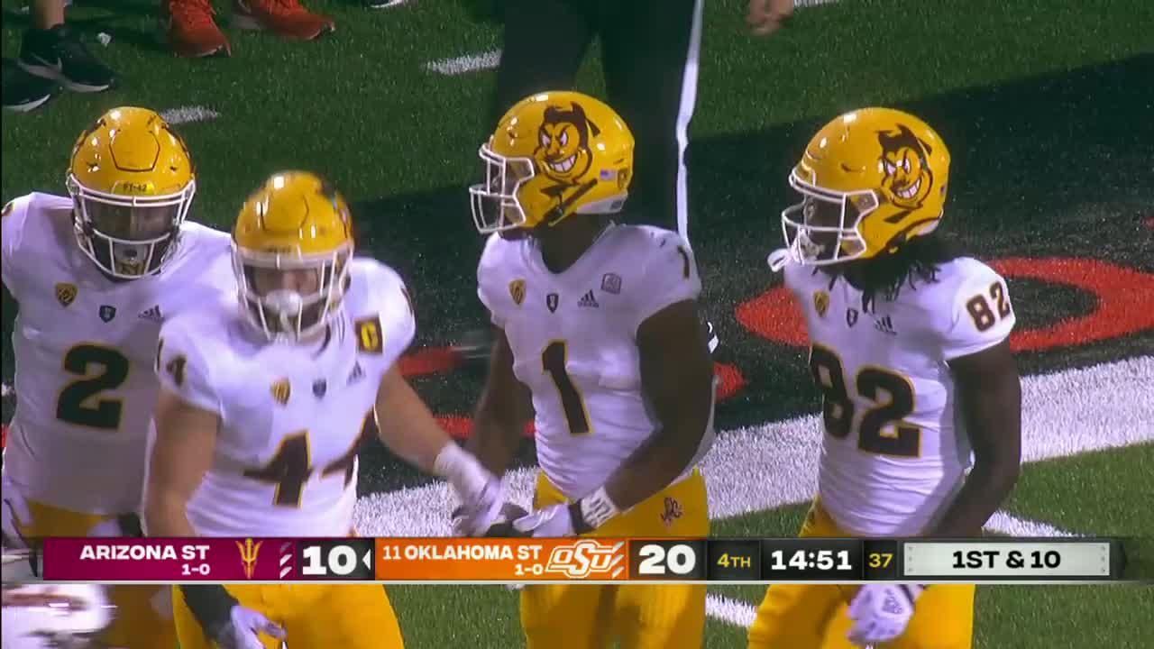 Xazavian Valladay goes 38-yard on impressive rush - ESPN Video