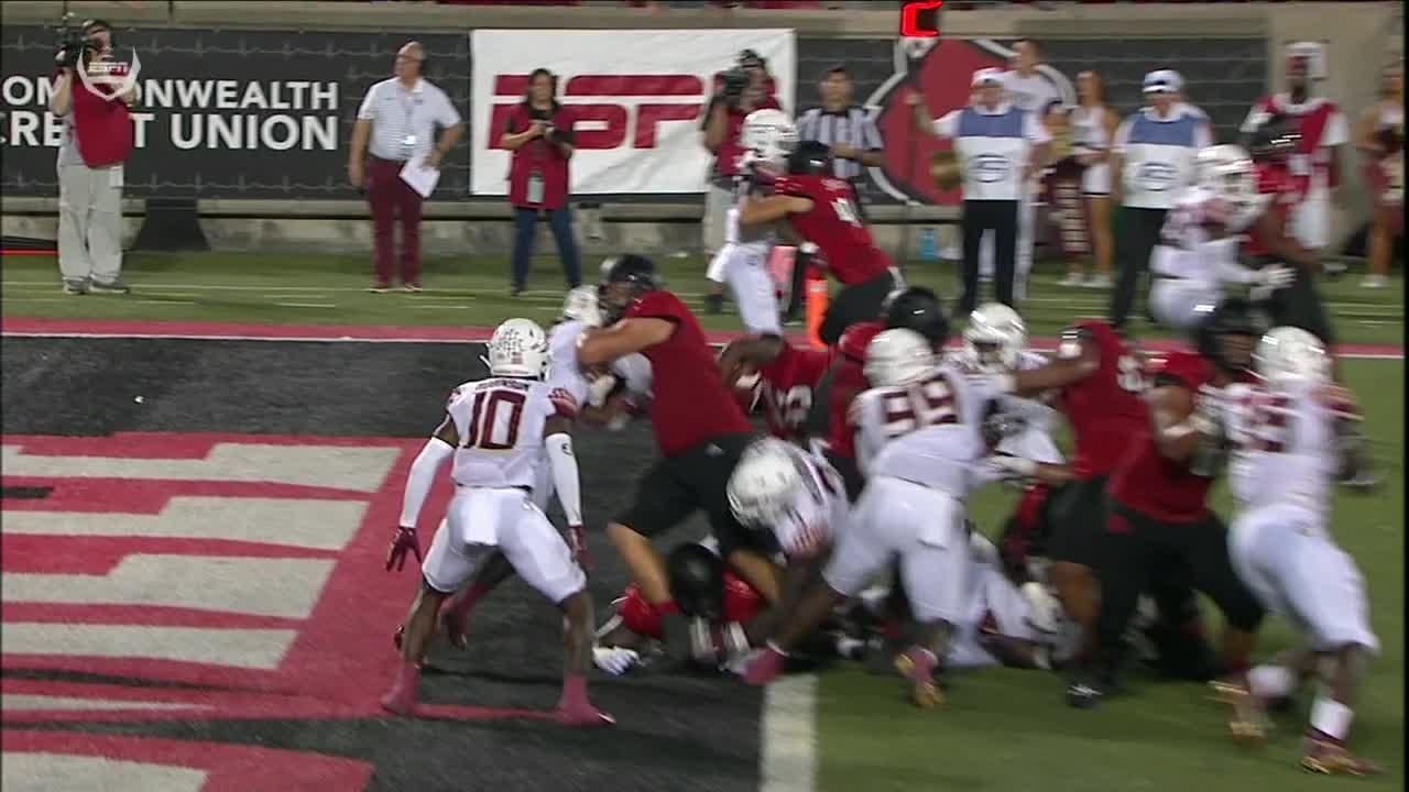Trevion Cooley crosses the goal line for his 2nd TD - ESPN Video