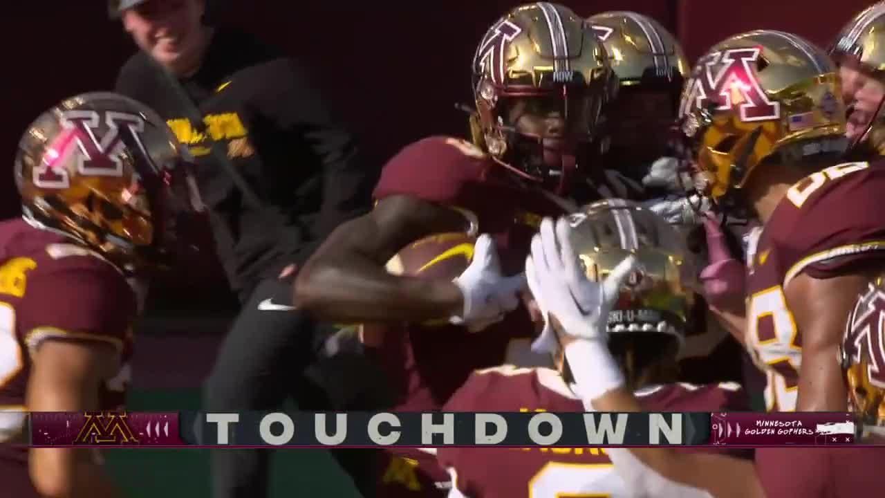 Tanner Morgan throws 16-yard touchdown pass to Dylan Wright - ESPN Video