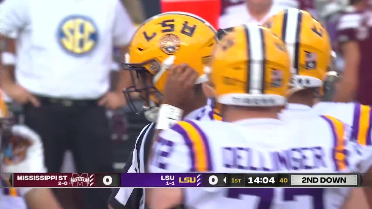 LSU's Jayden Daniels rushes for 13-yards - ESPN Video