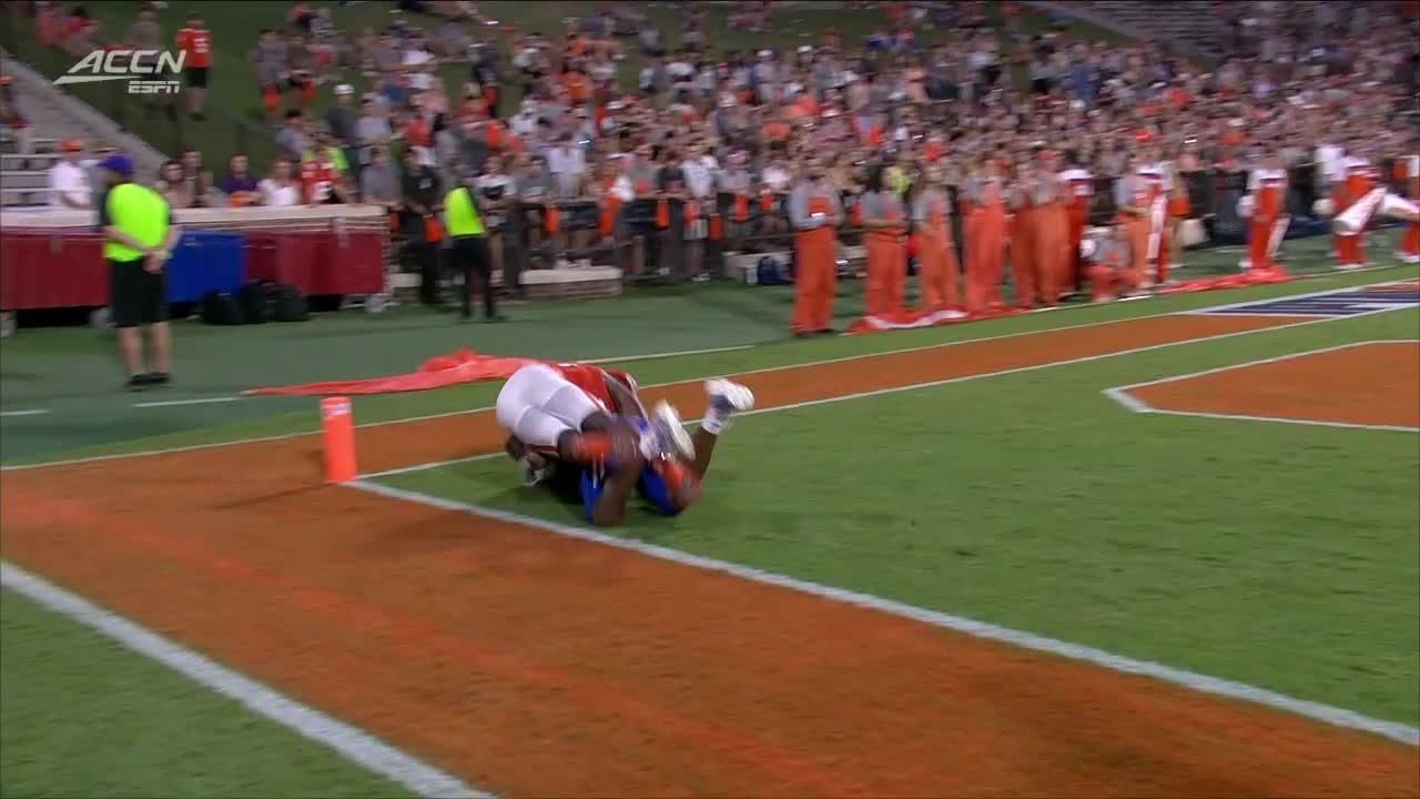 Tre Harris makes catch for 13-yard touchdown - ESPN Video