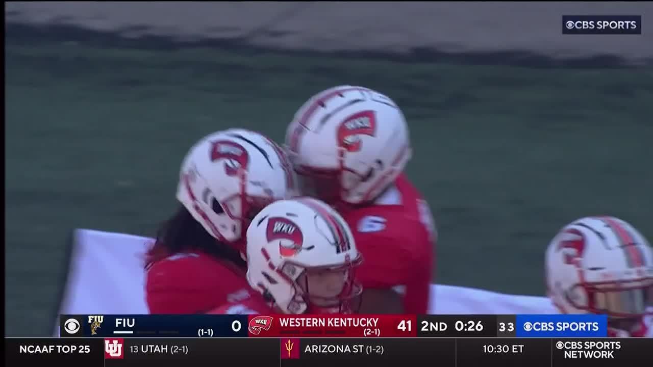 Touchdown! Daewood Davis scores vs. Florida International - ESPN Video