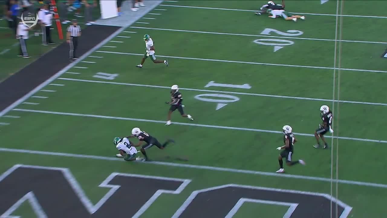 Duece Watts' TD catch puts Tulane on the board first - ESPN Video