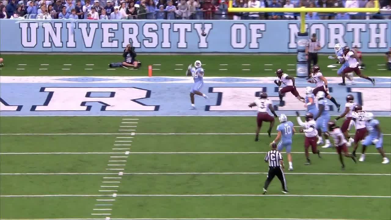 Drake Maye throws 3-yard TD pass to Kamari Morales - ESPN Video