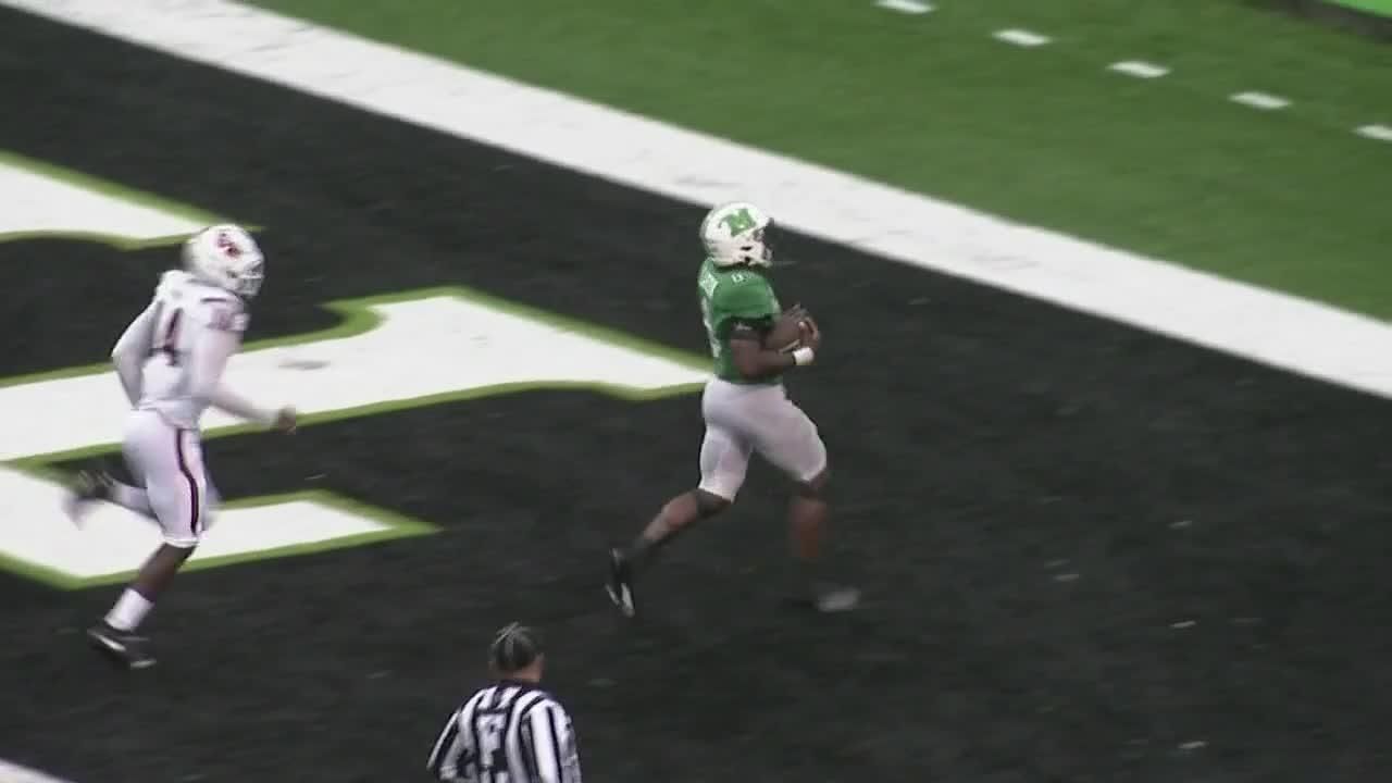 Khalan Laborn takes the HB draw 78 yards to the house - ESPN Video