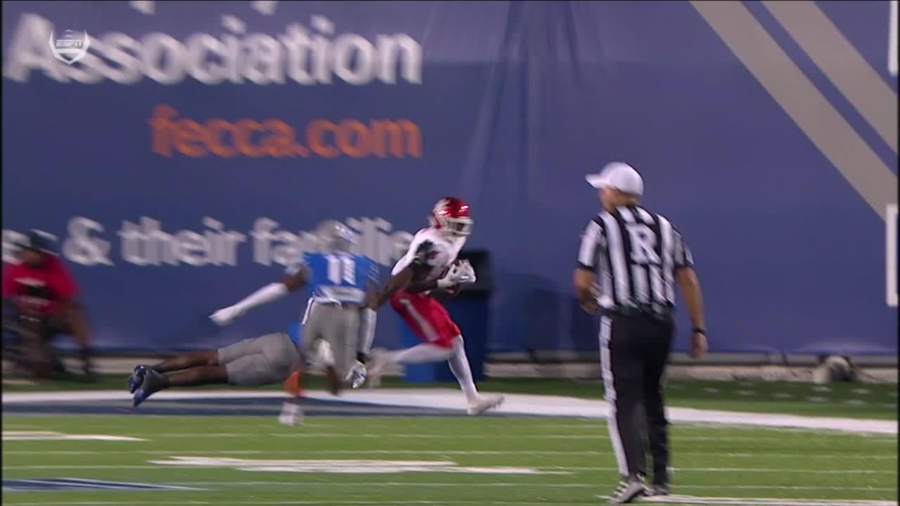 KeSean Carter makes an impressive catch for a Houston TD - ESPN Video
