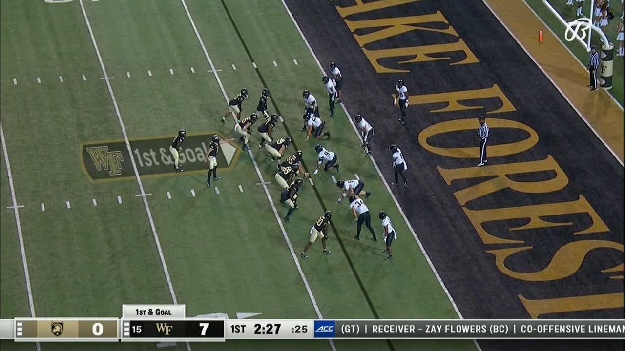 Justice Ellison scores on a 3-yard run for Wake Forest - ESPN Video