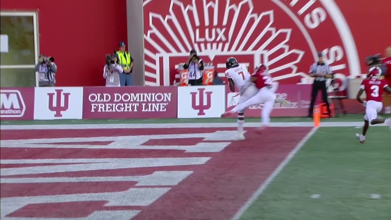Dontay Demus Jr. restores Terps' lead over Hoosiers with TD - ESPN Video