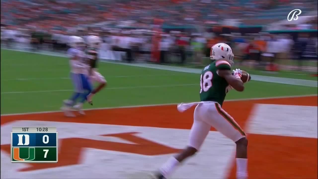 Colbie Young scores 7-yard receiving touchdown - ESPN Video