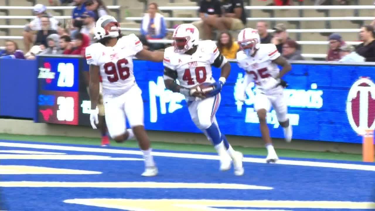 Big man TD! SMU DT Elijah Chatman gathers fumble for TD - ESPN Video