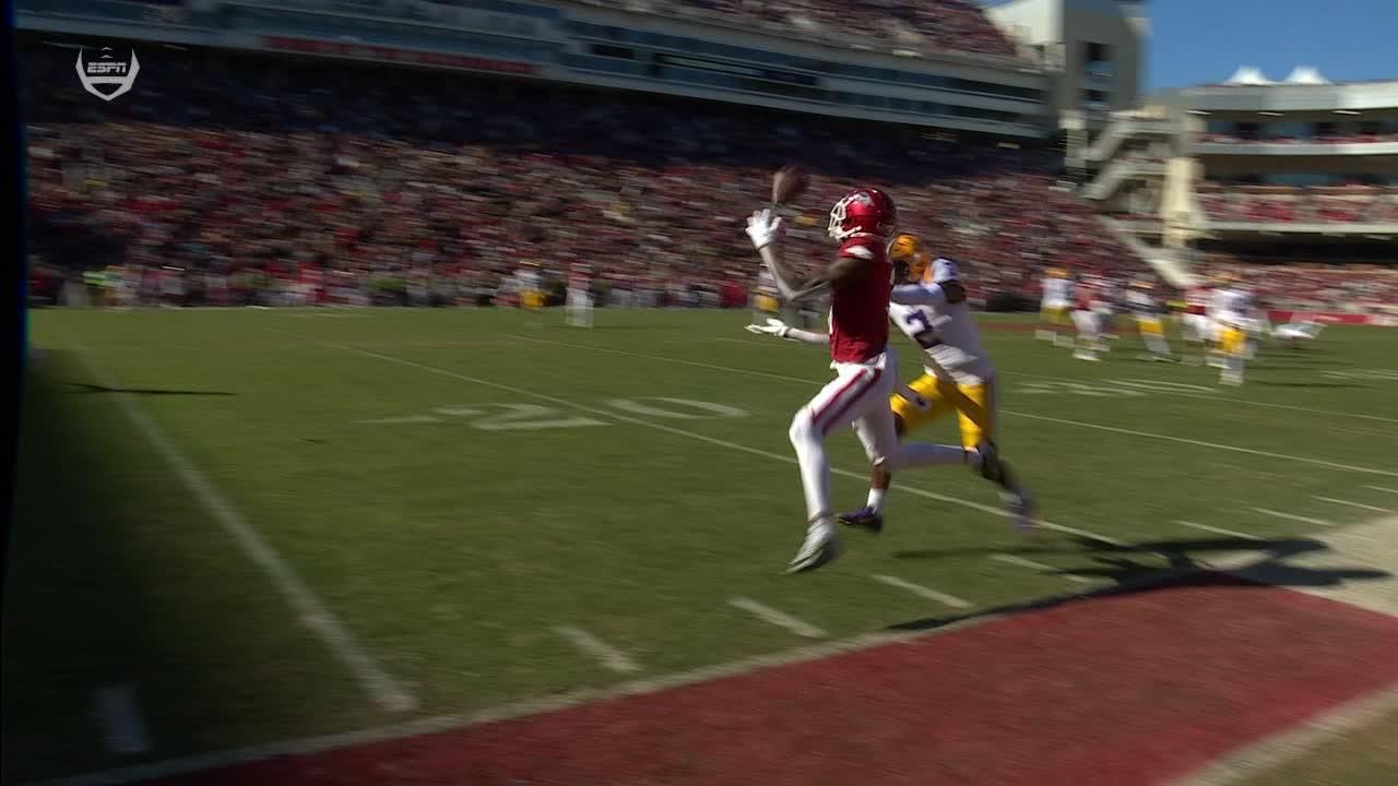 Arkansas answers with a big touchdown in the 4th quarter - ESPN Video