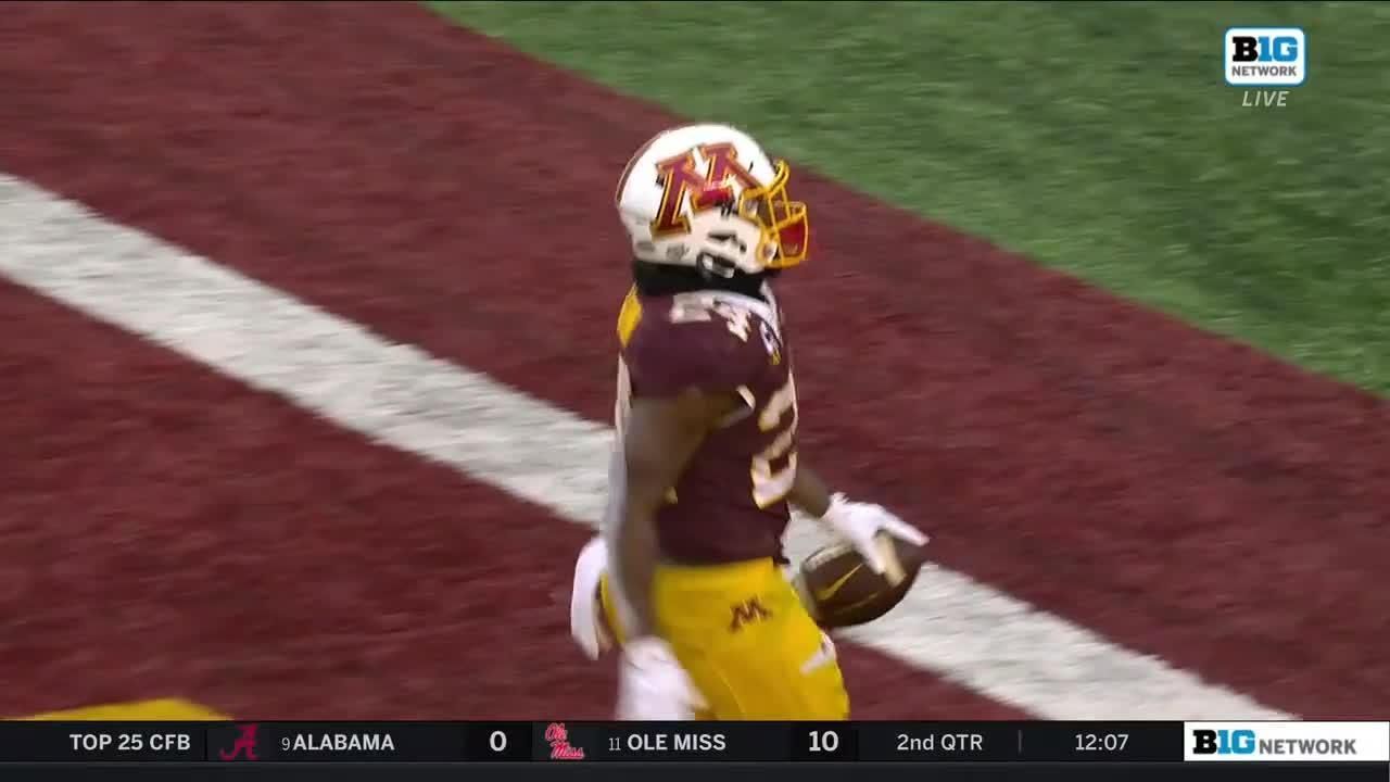 End Zone! Mohamed Ibrahim scores 1-yard rushing TD - ESPN Video