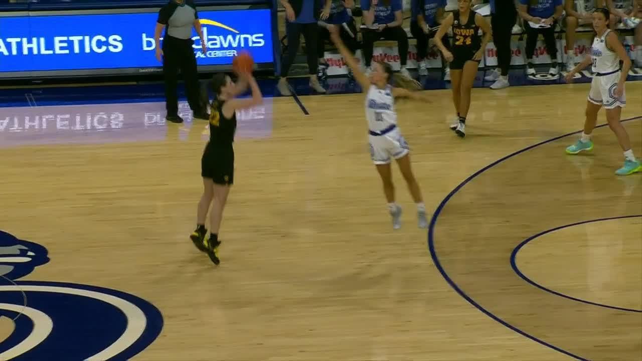 Caitlin Clark drains a deep 3 - ESPN Video