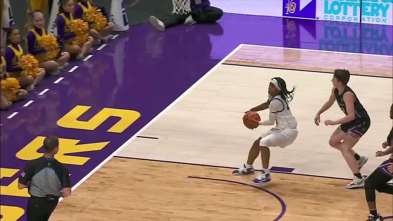 Angel Reese makes a great defensive play for the steal - ESPN Video