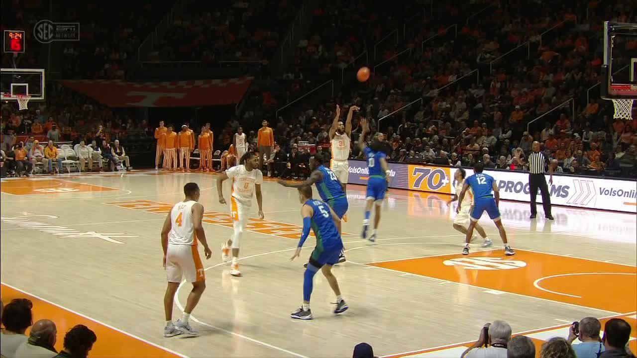 Josiah-Jordan James drains a deep 3 from downtown - ESPN Video