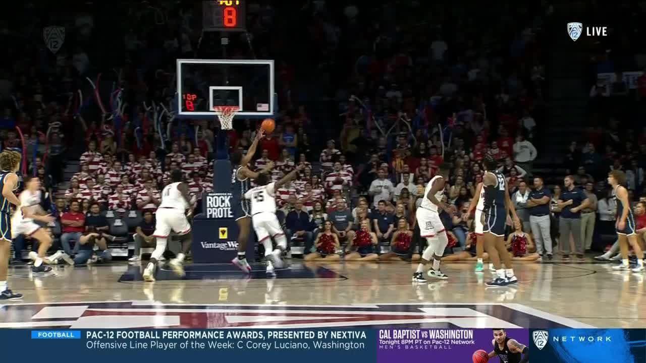 Trey Edmonds skies for big dunk - ESPN Video