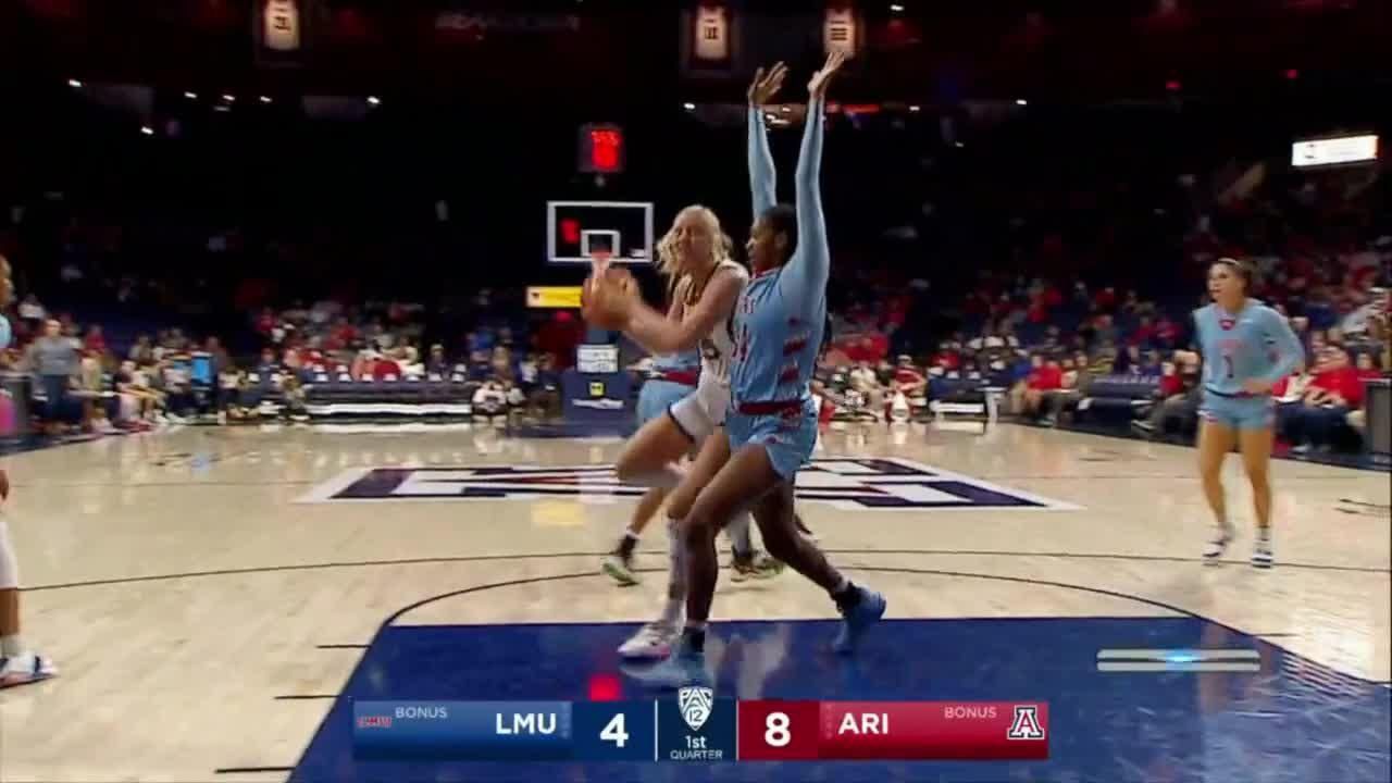 Cate Reese hits a short hook for Arizona - ESPN Video