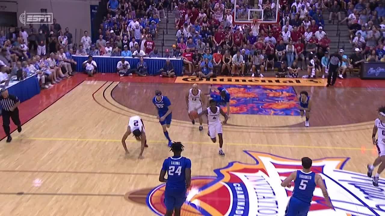 Creighton's Arthur Kaluma gets up for emphatic block - ESPN Video