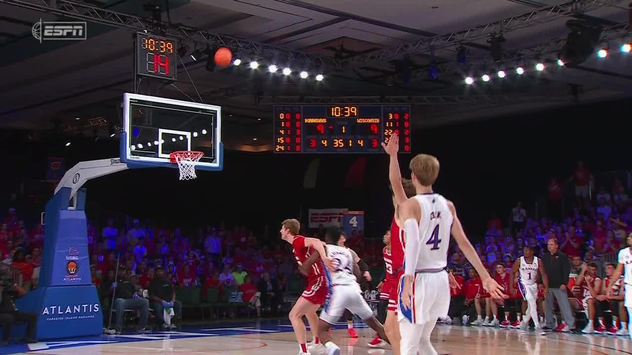 Gradey Dick shows off range with long 3-pointer - ESPN Video