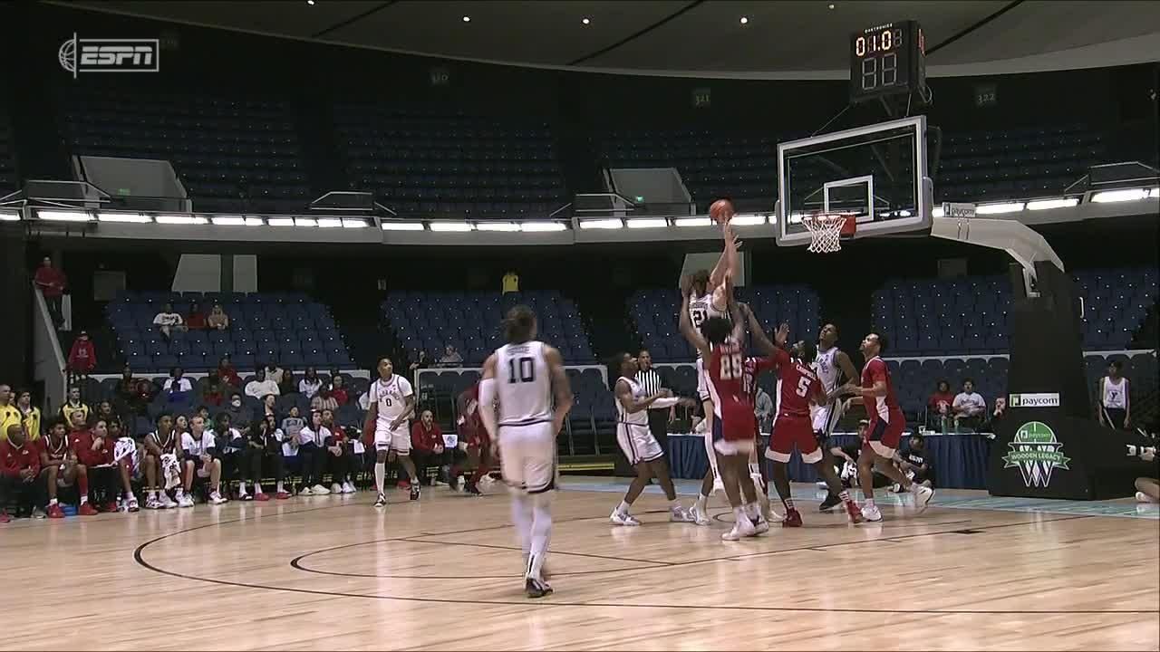 Liam Robbins makes a nice move for the layup - ESPN Video