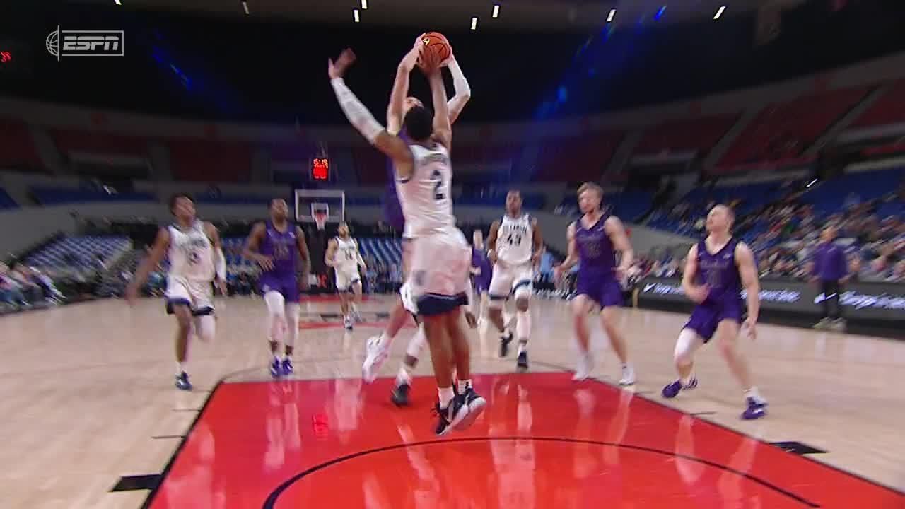 Moses Wood gets up for the beautiful slam dunk - ESPN Video