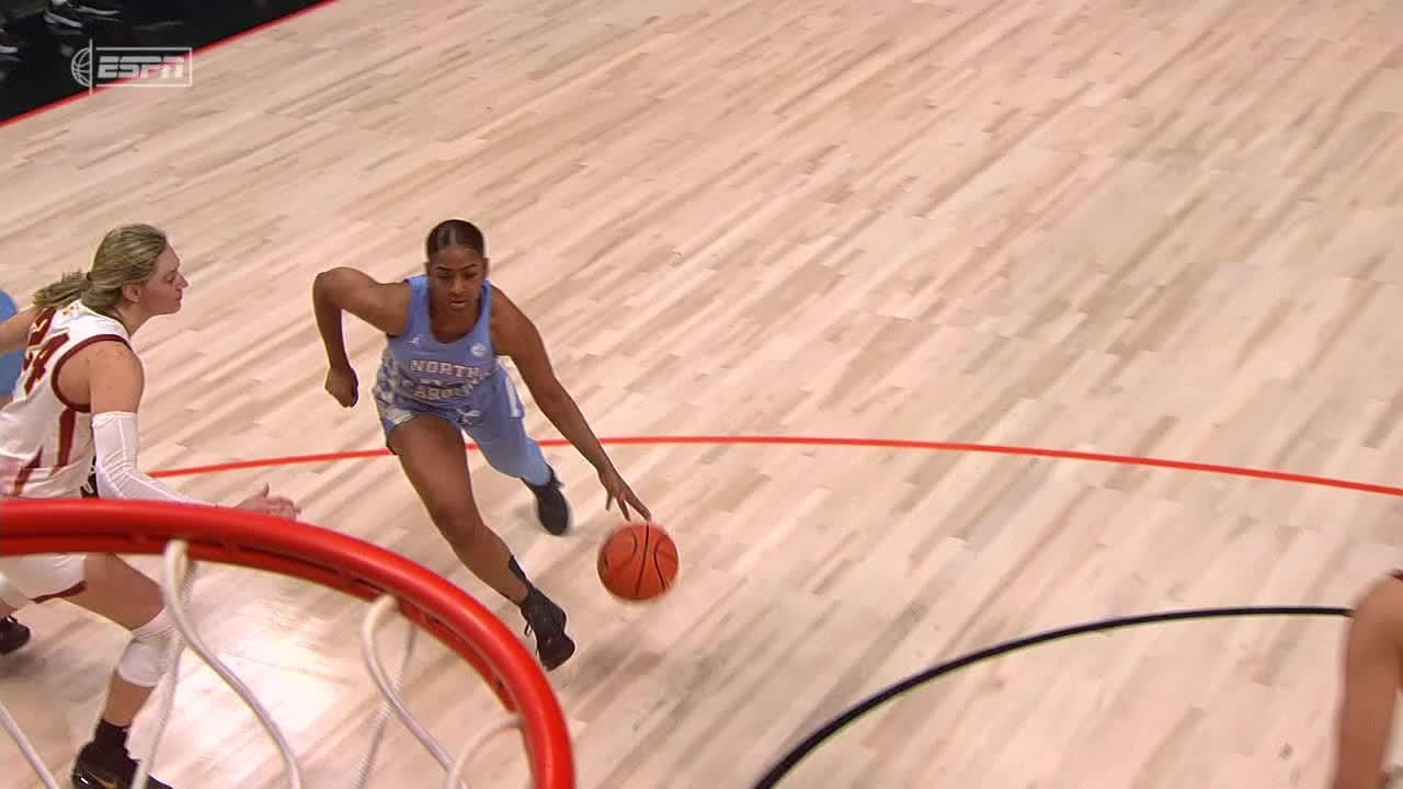 Deja Kelly's and-1 bucket gives UNC a late lead - ESPN Video