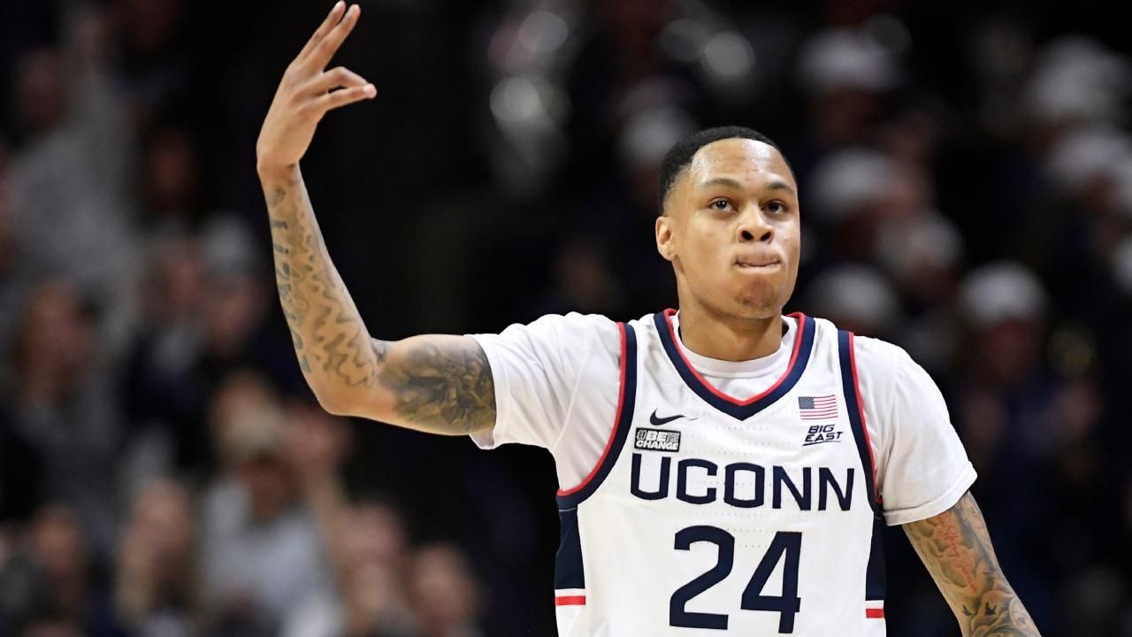 Jordan Hawkins' career-high 26 points lifts UConn to win - ESPN Video