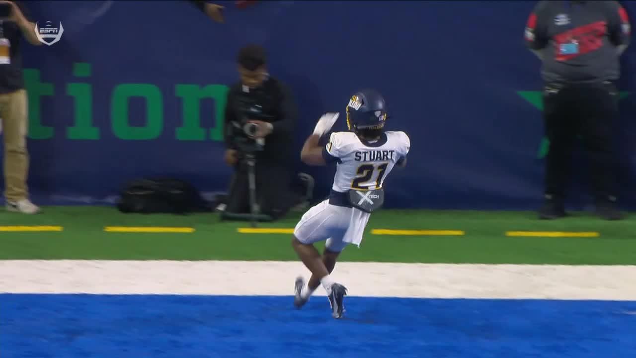Jacquez Stuart puts Toledo on the board with 29-yard TD - ESPN Video