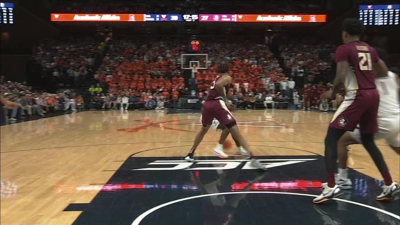 Reece Beekman spins and lays in a smooth basket for Virginia - ESPN Video