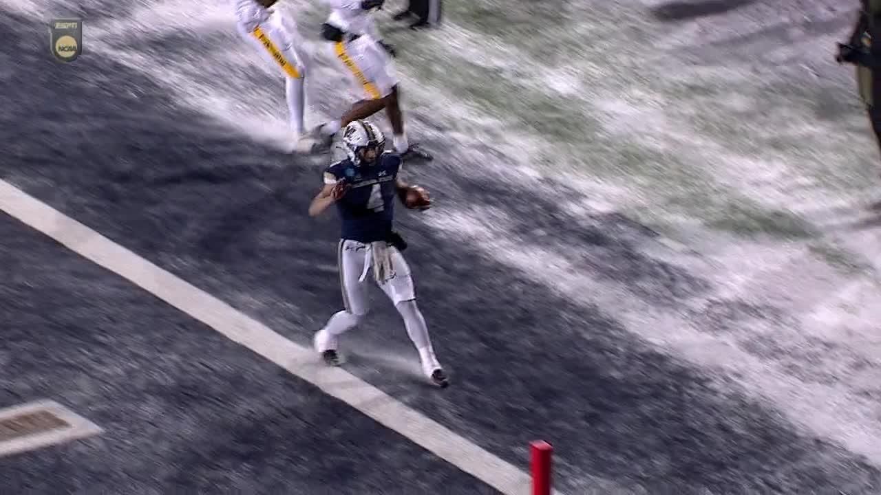 Multiple players slip and slide after Montana State's TD - ESPN Video