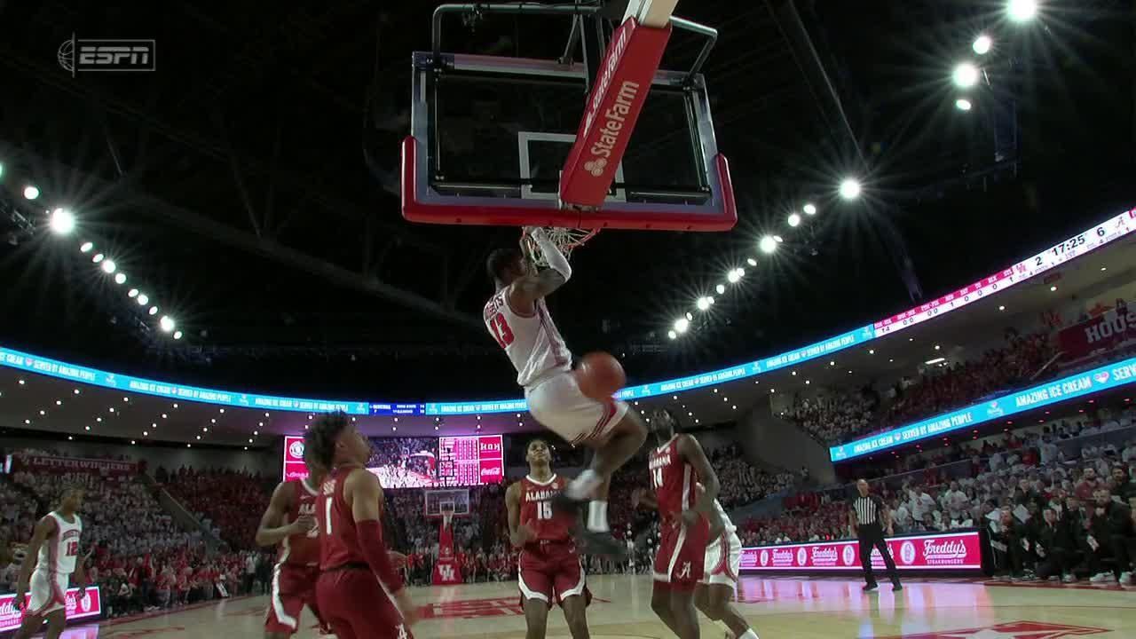 J'wan Roberts throws it down with authority for Houston - ESPN Video