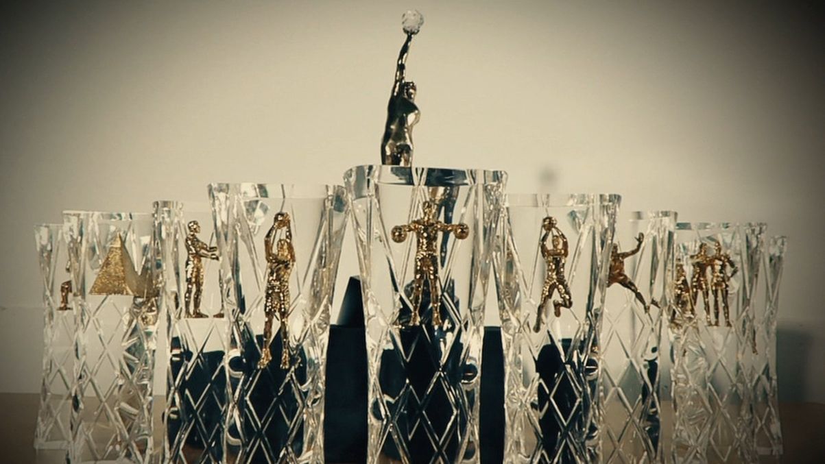 Introducing the NBA's reimagined trophies, including Michael Jordan MVP ...