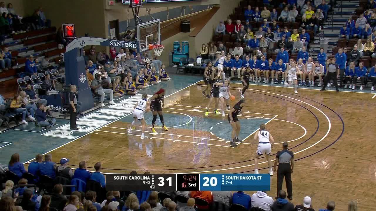 Zia Cooke makes steal then finishes for 2 on the other end - ESPN Video