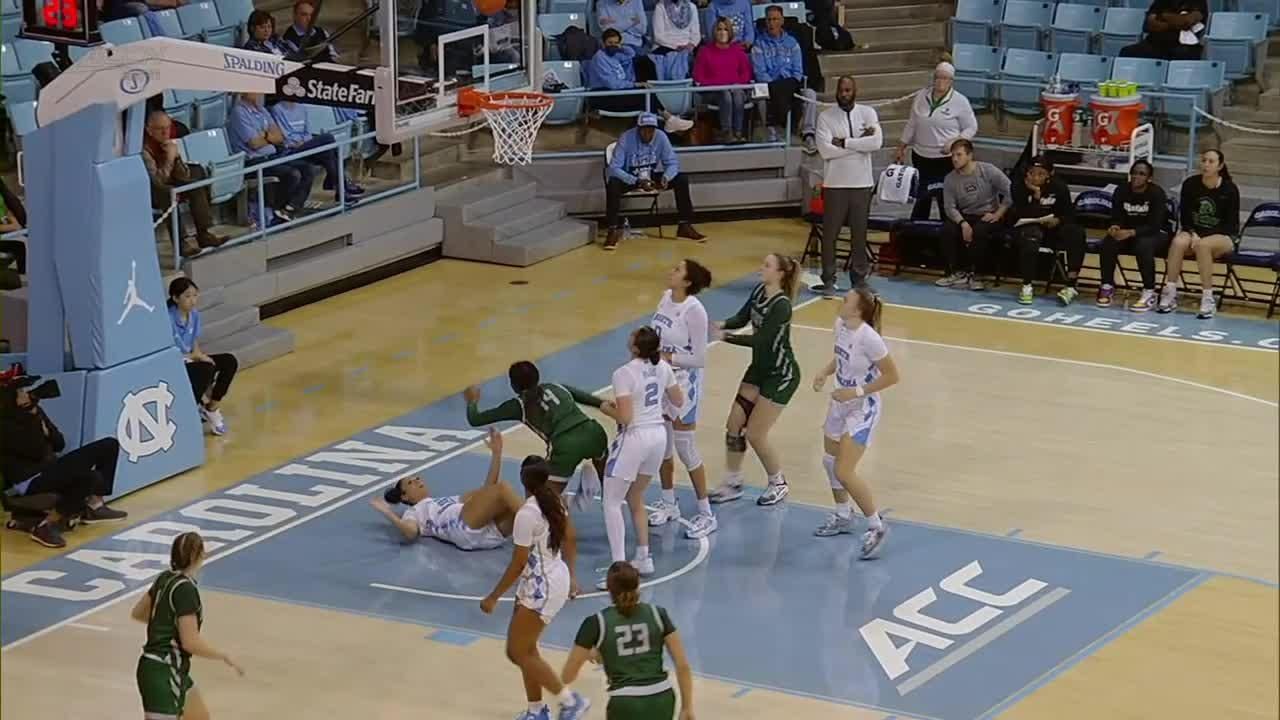 Trinity Johnson gets the basket plus the foul - ESPN Video