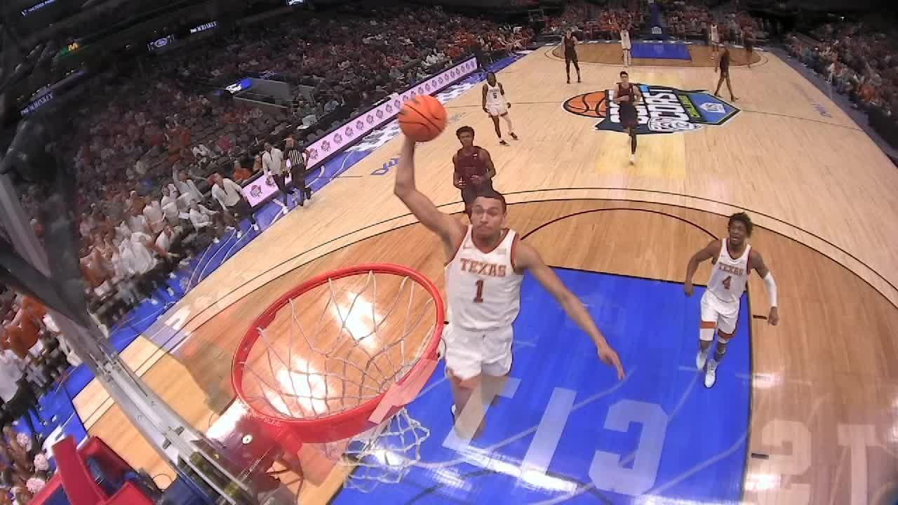 Dylan Disu rocks the rim for Texas - ESPN Video